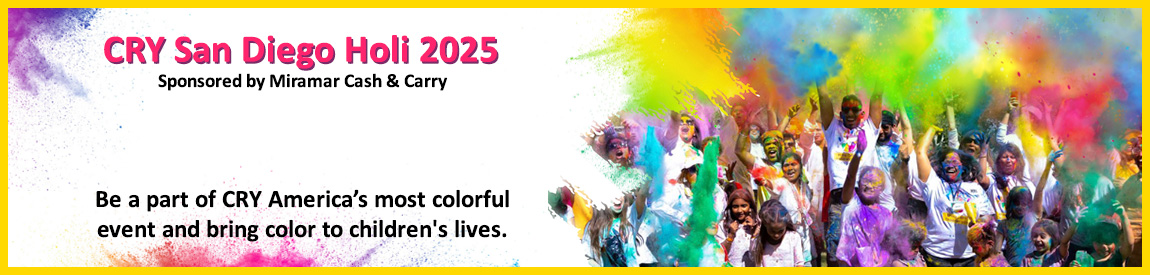 CRY San Diego Holi – 2025 – CRY America Events